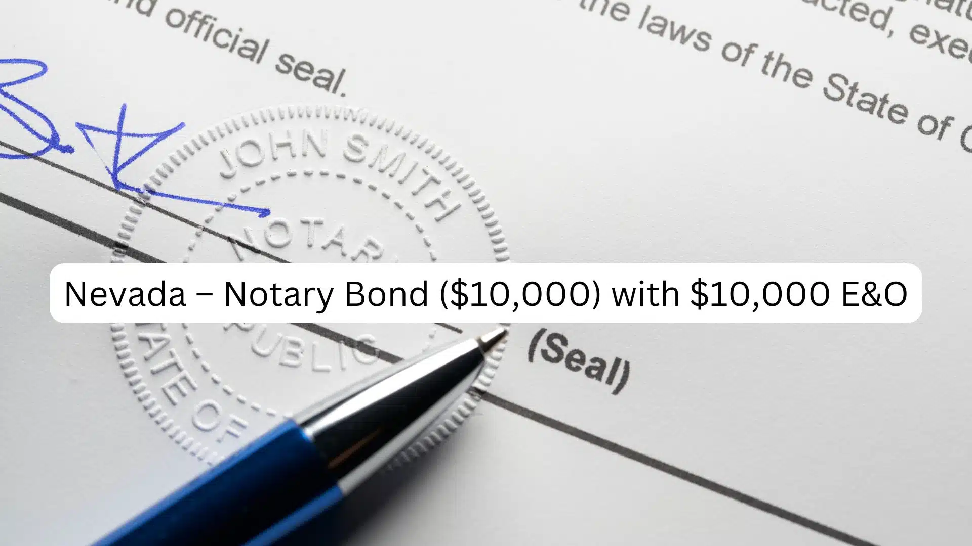 Nevada - Notary Bond ($10,000) with $10,000 E&O - Surety Bonds by Axcess