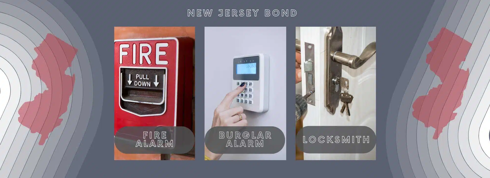 New Jersey - Fire Alarm, Burglar Alarm & Locksmith ($10,000) Bond - Surety Bonds by Axcess