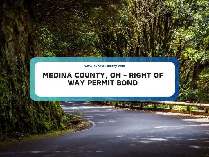 Medina County, OH - Right of Way Permit Bond