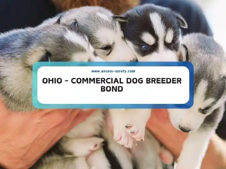 Ohio - Commercial Dog Breeder Bond