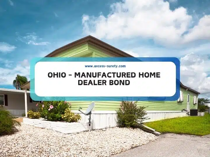 Ohio - Manufactured Home Dealer Bond