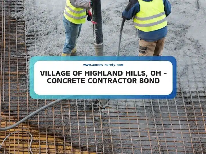 Village of Highland Hills, OH - Concrete Contractor ($25,000) Bond