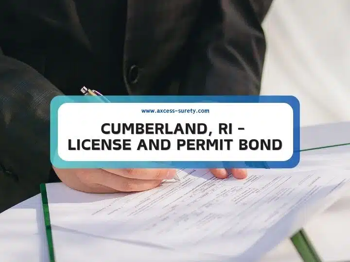 Cumberland, RI - License and Permit Bond