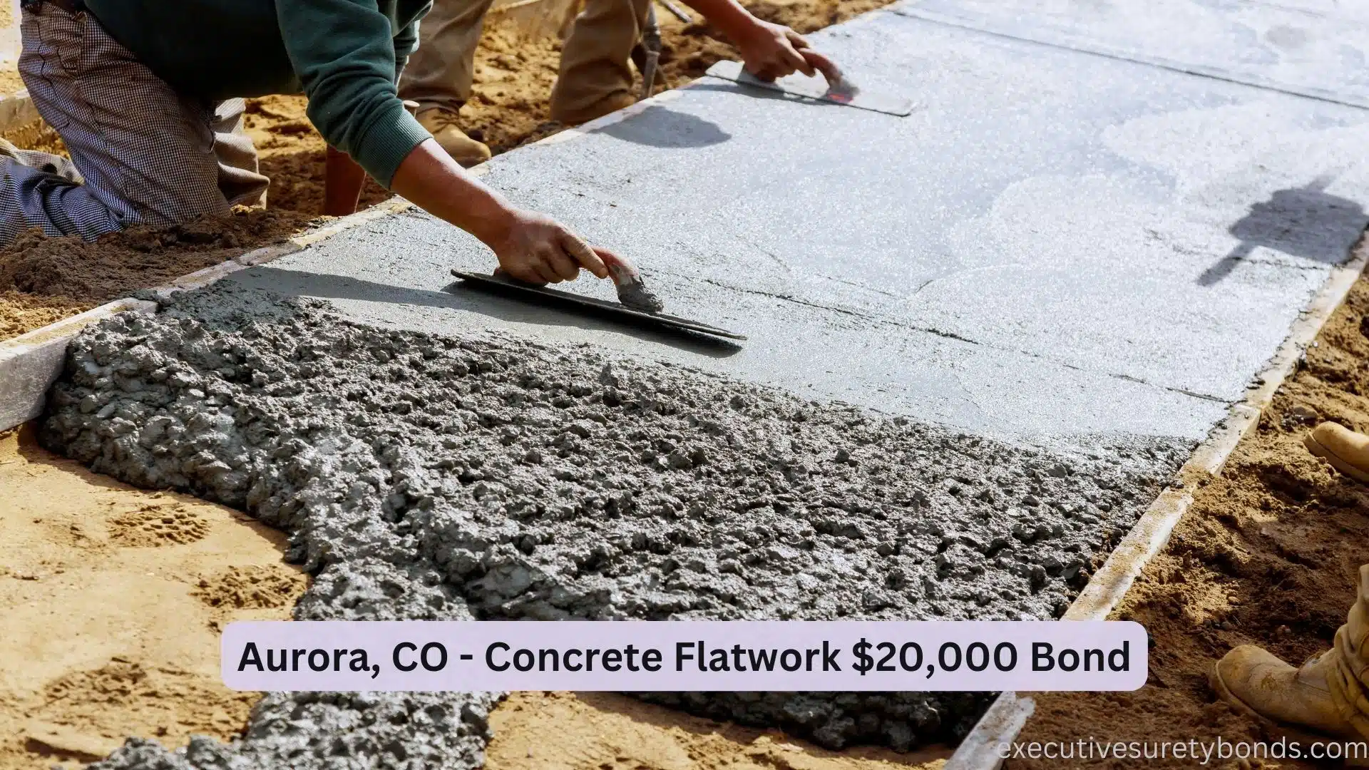 Sturdy Foundations: The Aurora, CO Concrete Flatwork $20,000 Bond - Surety Bonds by Axcess