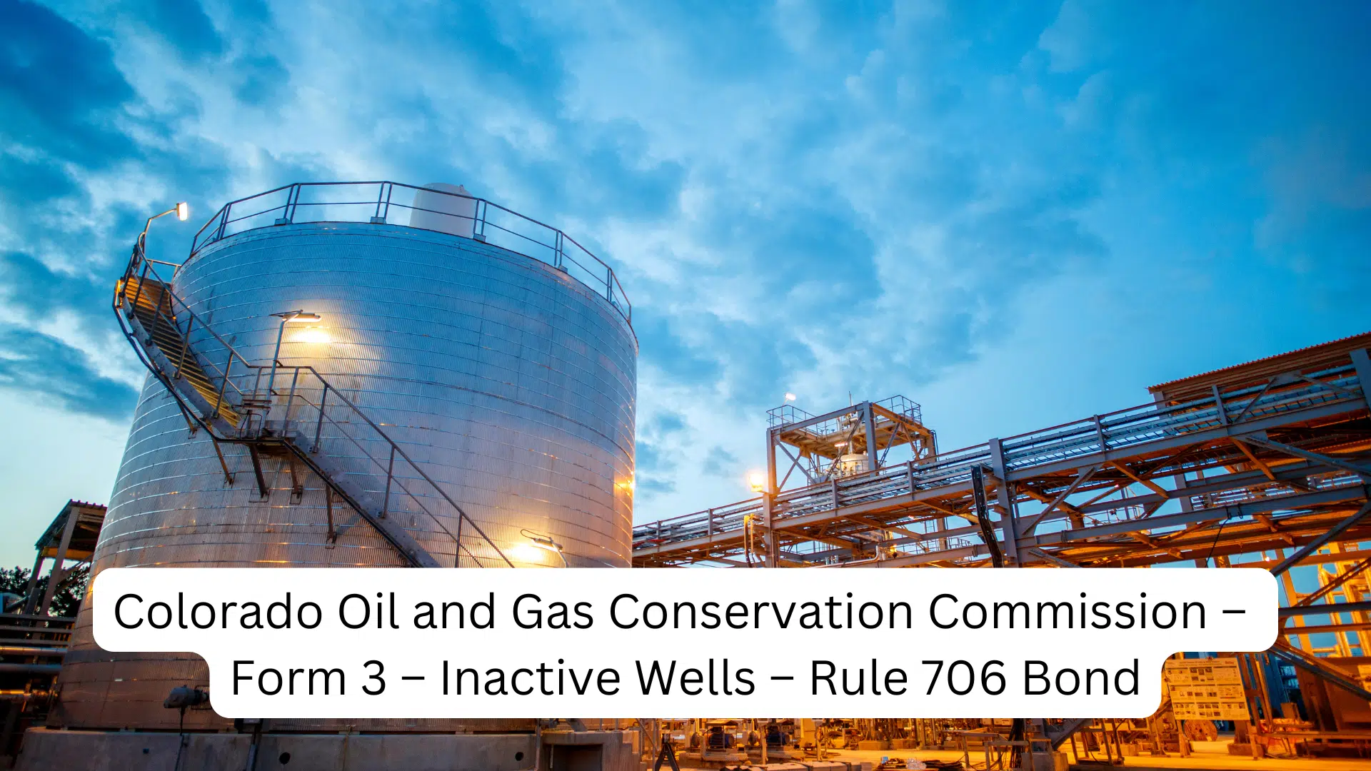 Balancing Energy Legacy: Colorado Oil and Gas Conservation Commission ...