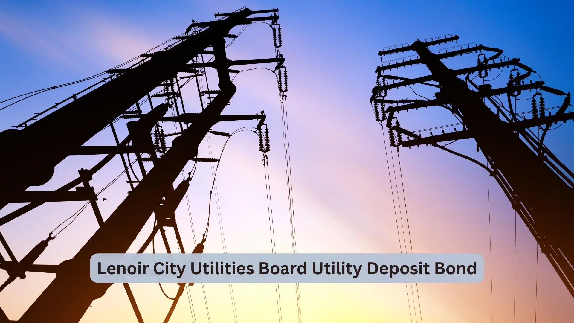 Decoding the Lenoir City Utilities Board Utility Deposit Bond - Surety ...