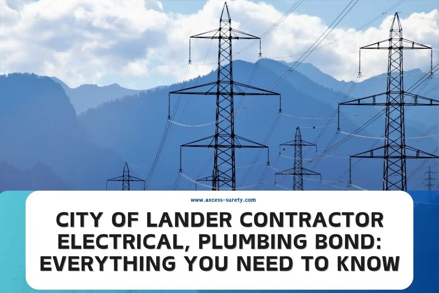 City of Lander Contractor Electrical, Plumbing Bond: Everything You Need to Know - Surety Bonds ...