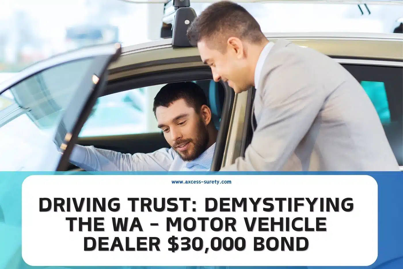 WA - Motor Vehicle Dealer $30,000 Bond