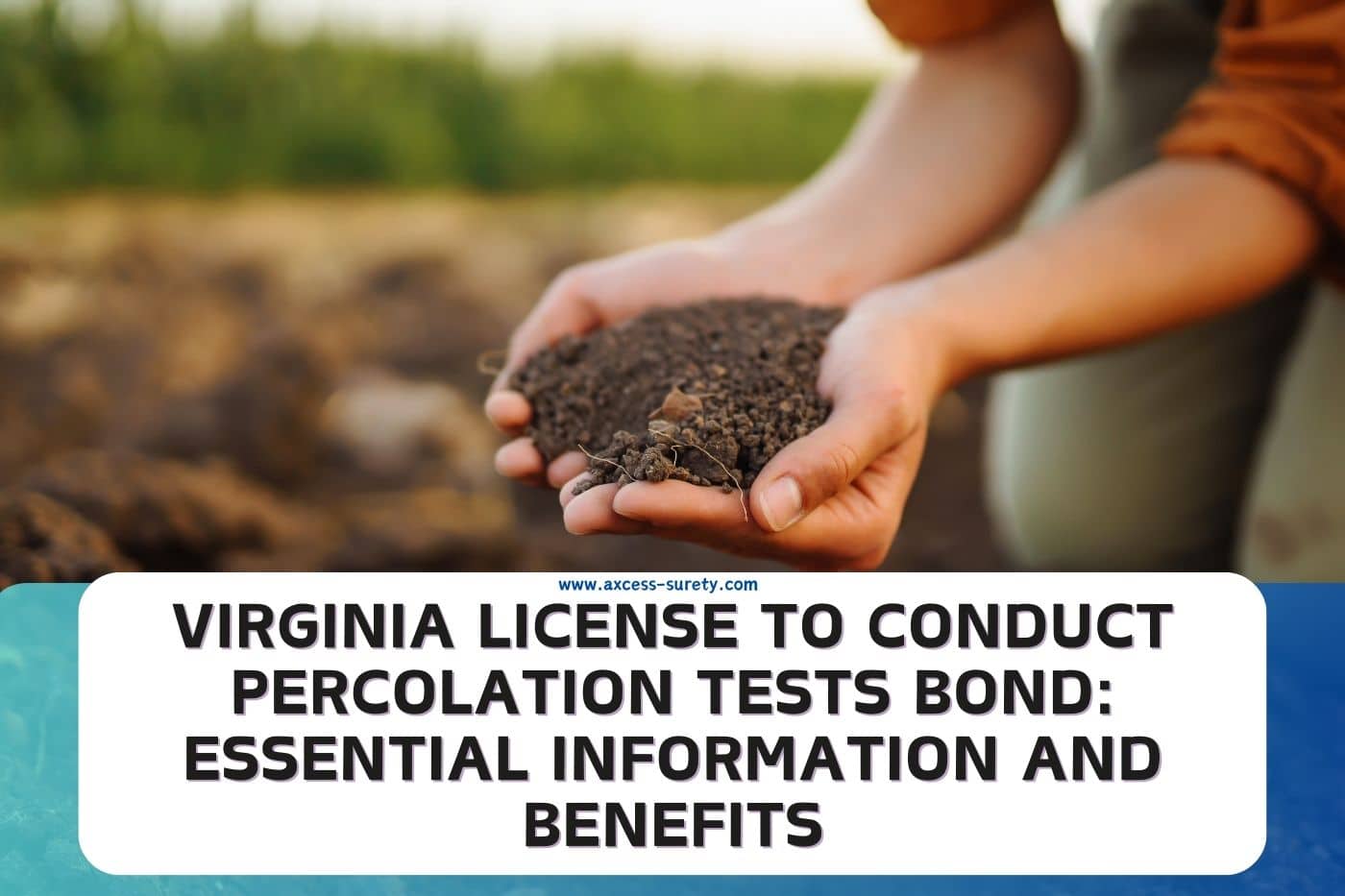 Virginia License to Conduct Percolation Tests Bond: Essential ...