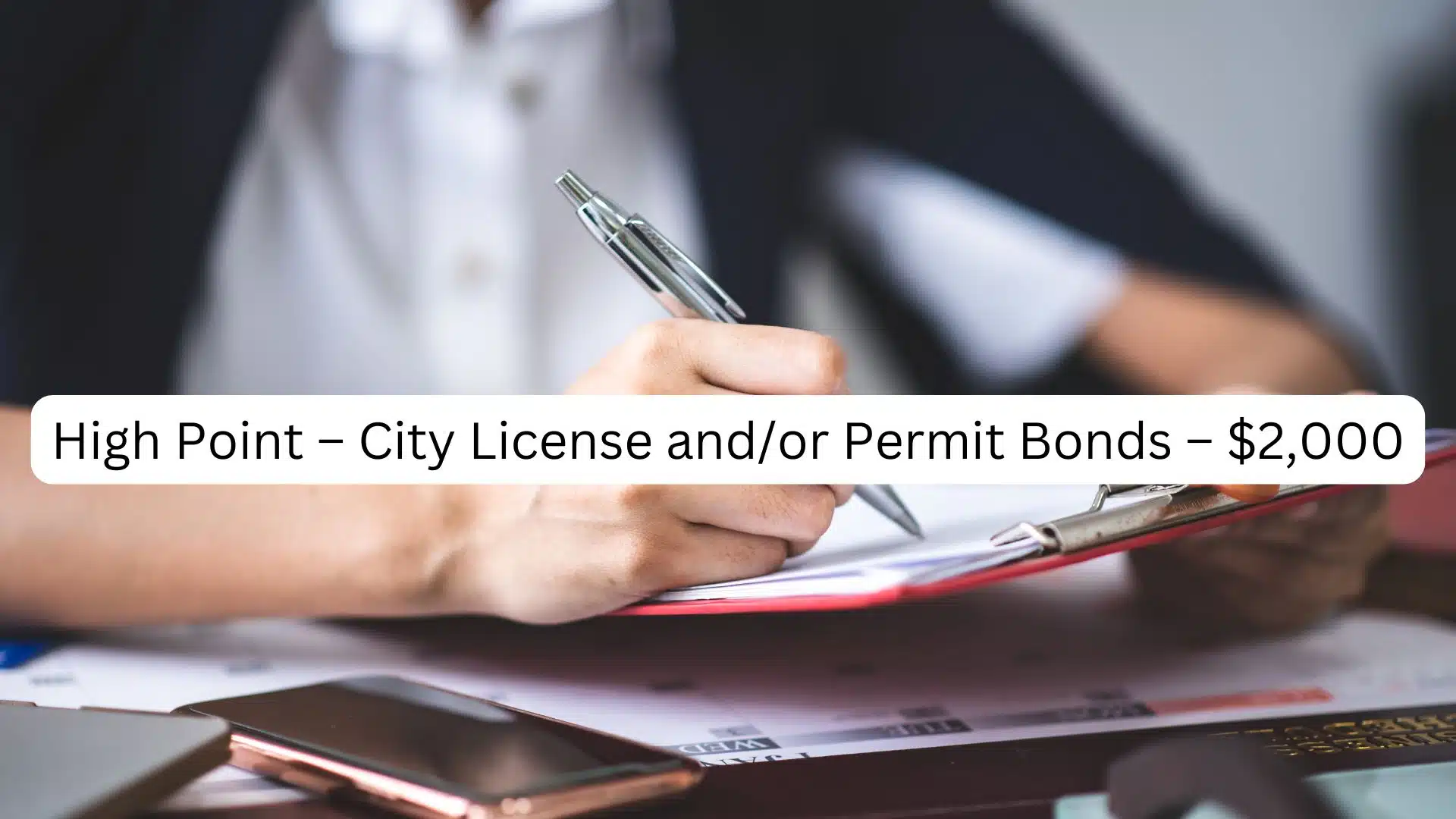 Understanding High Point - City License and/or Permit Bonds - $2,000 ...