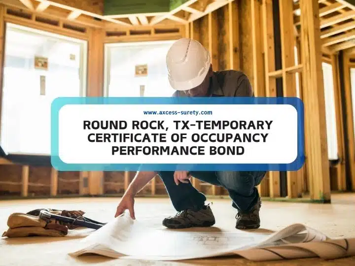 Round Rock, TX-Temporary Certificate of Occupancy Performance Bond