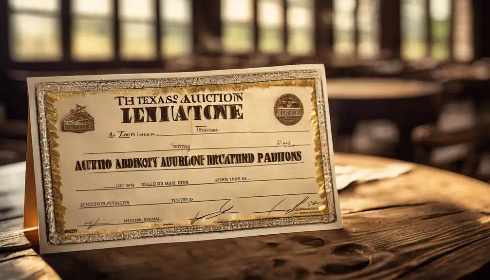 Auction License Texas - Axcess Surety